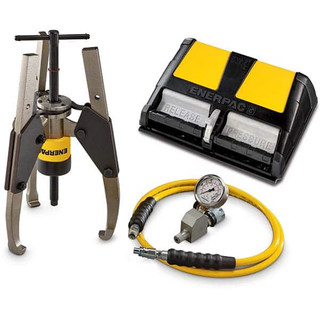 Enerpac 24 Ton, 18-57/64" Spread, Hydraulic Puller Set 12.6" Reach, 2 ...