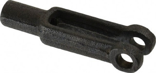 Jergens 10-32 Thread, 7/16" Yoke Width, Carbon Steel, Tapped Yoke 3/16 ...