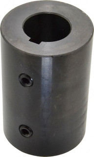 Climax 1" Inside x 2" Outside Diam, Mild Steel Set Screw Rigid Coupling ...