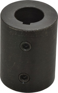 Climax 3/4" Inside x 1-1/2" Outside Diam, Mild Steel Set Screw Rigid ...