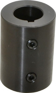 Climax 1-1/8" Inside x 2-1/8" Outside Diam, Mild Steel Set Screw Rigid ...