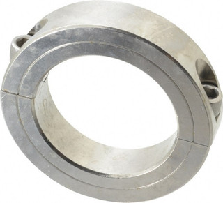Climax 2-1/2" Bore, Stainless Steel, Two Piece Shaft Collar 3-3/4 ...