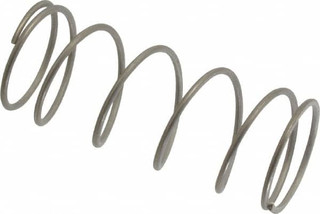 Value Collection 0.975" OD 2-1/2" Free Length Compression Spring 4.9 Lb ...