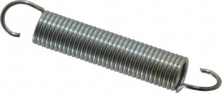 Gardner Spring 1/4" OD, 5.2 Lb Max Load, 2.68" Max Ext Len, 0.031" Wire ...