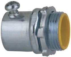 Crouse-Hinds 3/4" Trade EMT Conduit Connector Steel, Insulated ...