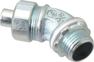 Crouse-Hinds 3/8" Trade Liquidtight Conduit Connector Malleable Iron ...