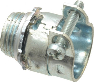 Thomas & Betts 1/2" Trade FMC Conduit Connector Steel, Noninsulated ...