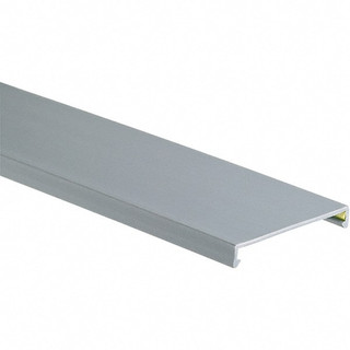 Panduit 6 ft. Long x 1-1/2" Wide Flush Wire Duct Cover Gray, CE & CSA ...