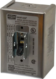 Hubbell Wiring Device-Kellems 2 Poles, 30 Amp, 3R NEMA, Enclosed Toggle ...