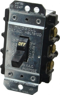 Hubbell Wiring Device-Kellems 3 Poles, 30 Amp, Open Toggle Manual Motor ...