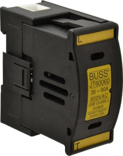 Bussmann 1 Pole, 600 VAC/VDC, 60 Amp, DIN Rail Mount Fuse Holder ...