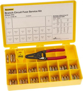 Bussmann CC Class, 600 VAC/VDC, Fuse Service Kit 30 Amps CCSK-45 ...