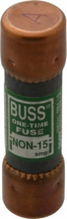 Bussmann 125 VDC, 250 VAC, 15 Amp, Fast-Acting General Purpose Fuse ...