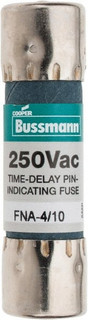 Bussmann 250 VAC, 0.4 Amp, Time Delay Pin Indicator Fuse Fuse Holder ...