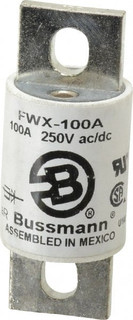 Bussmann 250 VAC/VDC, 100 Amp, Fast-Acting Semiconductor/High Speed ...