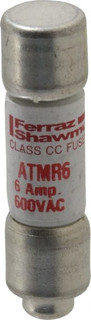 Ferraz Shawmut 600 VAC/VDC, 6 Amp, Fast-Acting General Purpose Fuse ...