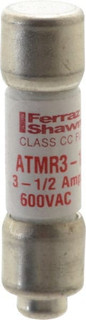Ferraz Shawmut 600 VAC/VDC, 3.5 Amp, Fast-Acting General Purpose Fuse ...