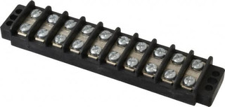 IDEAL 10 Poles, 300 Volt, 30 Amp, -40 to 266°F, Polyester Thermoplastic ...