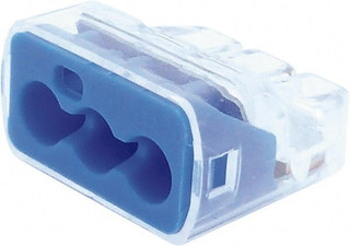 IDEAL 4 Port, 18 to 14 (Strand) AWG Compatible, Push-In Wire Connector ...