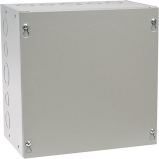 Cooper B-Line NEMA 1 Steel Junction Box Enclosure with Screw Flat Cover ...