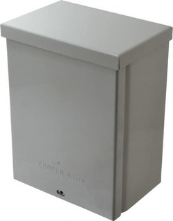 Cooper B-Line NEMA 3R Steel Junction Box Enclosure with Screw Flat ...