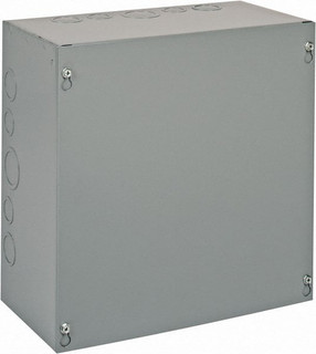 Cooper B-Line NEMA 1 Steel Junction Box Enclosure with Screw Flat Cover ...