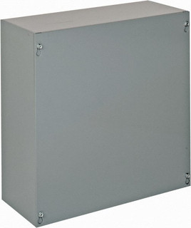 Cooper B-Line NEMA 1 Steel Junction Box Enclosure with Screw Flat Cover ...