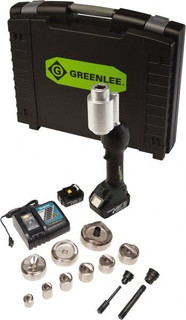 Greenlee 16 Piece, 0.88 to 4.5445" Punch Hole Diam, Hydraulic Knockout ...