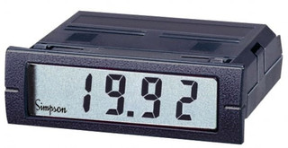 Simpson Electric 3-1/2 Digits, Digital LCD, AC Ammeter, Panel Meter 4 ...