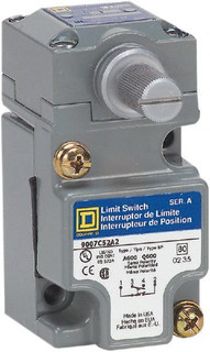 Square D SPDT, NC/NO, Multiple VAC Levels, Screw Terminal, Rotary Head ...