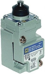 Square D SPDT, NC/NO, 600 Volt Screw Terminal, Plunger Actuator ...