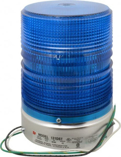Federal Signal 120 VAC, 3R NEMA Rated, Strobe Tube, Blue, Double Flash ...