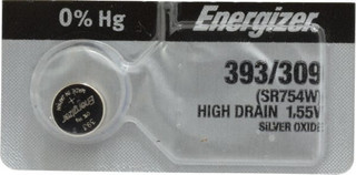 Energizer Size 393/309, Silver Oxide, Button & Coin Cell Battery 1.55 ...