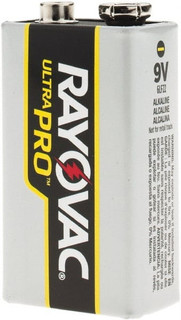 Rayovac Size 9V, Alkaline, 1 Pack, Standard Battery 9 Volts, Snap ...