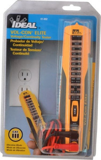 IDEAL 24 VAC, 6 VDC to 220 VDC, 600 VAC, Voltage Tester LED Display, 65 ...