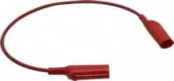 Pomona Electronics Red Electrical Test Equipment Patch Cord Use with ...