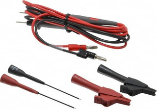 Pomona Electronics Black/Red Electrical Test Equipment Probe Set Use ...
