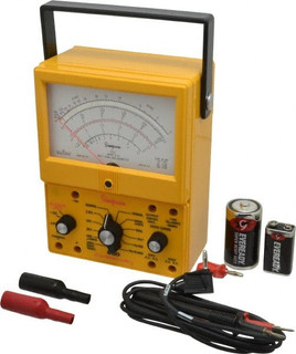 Simpson Electric 12395, 1,000 VAC/VDC, Analog Manual Ranging Multimeter ...