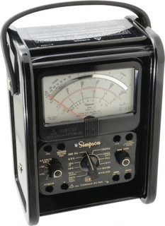 Simpson Electric 12392, 1,000 VAC/VDC, Analog Manual Ranging Multimeter ...