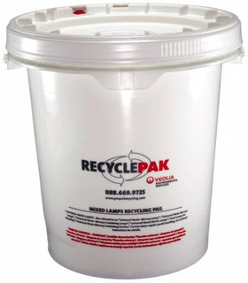 RecyclePak 15 Inch Deep, Lamp Recycling Box 15 Inch Diameter, 69 Lb ...