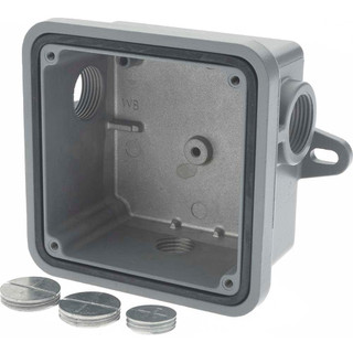 Federal Signal Corporation Aluminum Electrical Box Weatherproof Back ...