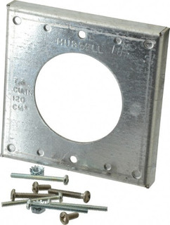 Hubbell Wiring Device-Kellems Steel Electrical Box Raised Cover 4" Wide ...