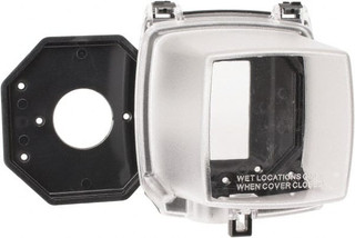 Intermatic Polycarbonate Electrical Box Weatherproof Receptacle Cover ...
