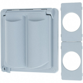 Leviton PVC Electrical Box Device Cover WP2S-GY - 32532236| Penn Tool ...