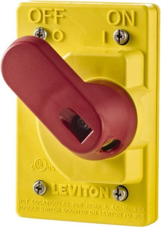 Leviton Valox Electrical Box Switch Cover Includes Manual Motor ...
