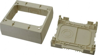 Legrand Wiremold 4-3/4 x 4-7/8 x 1-3/4" PVC Rectangular Device Box 2 ...