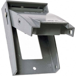 Hubbell RACO Weatherproof Box Covers, Cover Shape: Rectangle, Number of ...