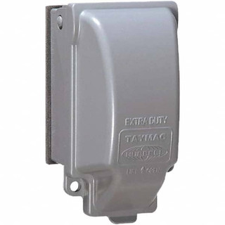 Hubbell RACO Weatherproof Box Covers, Cover Shape: Rectangle, Number of ...