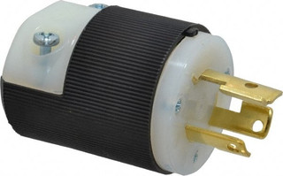 Hubbell Wiring Device-Kellems 250 VAC 15A NEMA L6-15P Industrial Twist ...