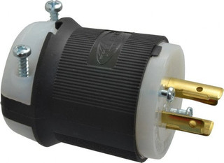 Hubbell Wiring Device-Kellems 250 VAC 20A NEMA L15-20P Industrial Twist ...